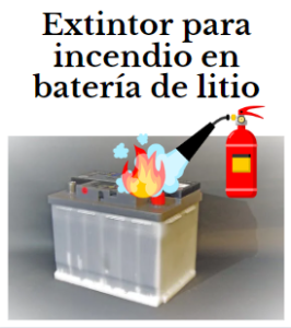 Como apagar incendio en bateria de litio - Baterías online - Baterías ...
